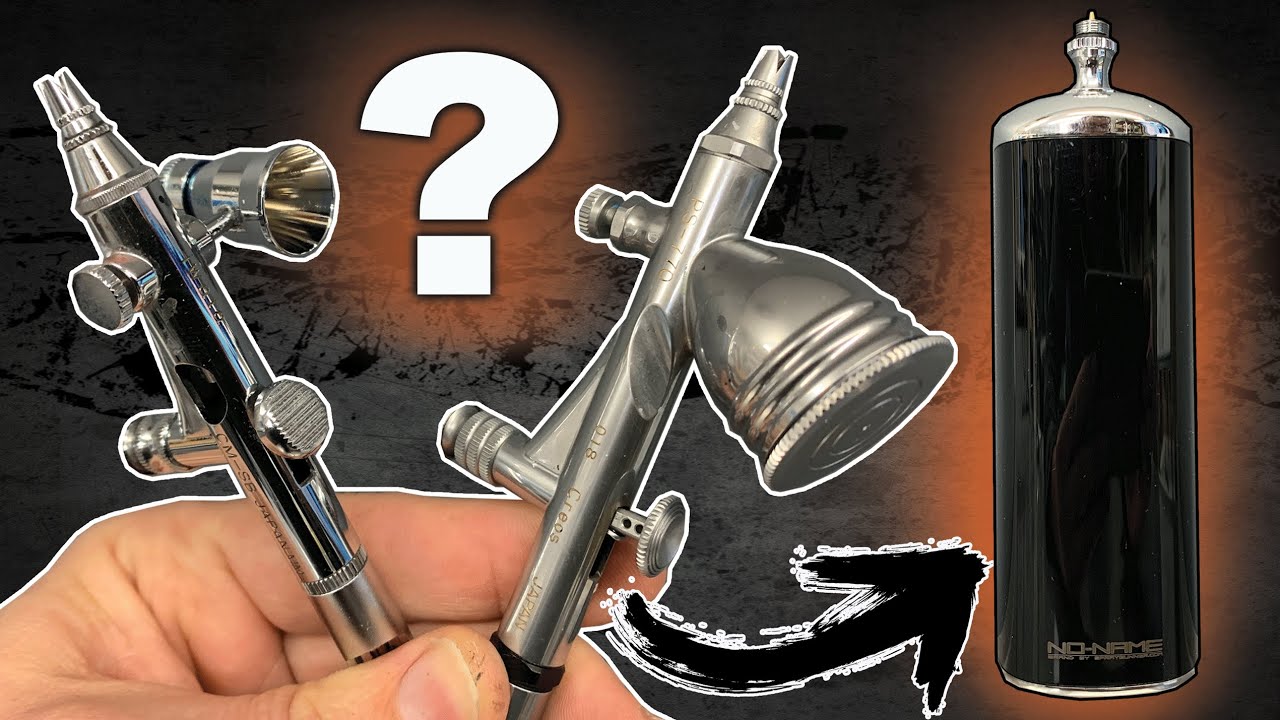 Battery Powered Airbrushing | Iwata and GSi Creos Spray Test - YouTube