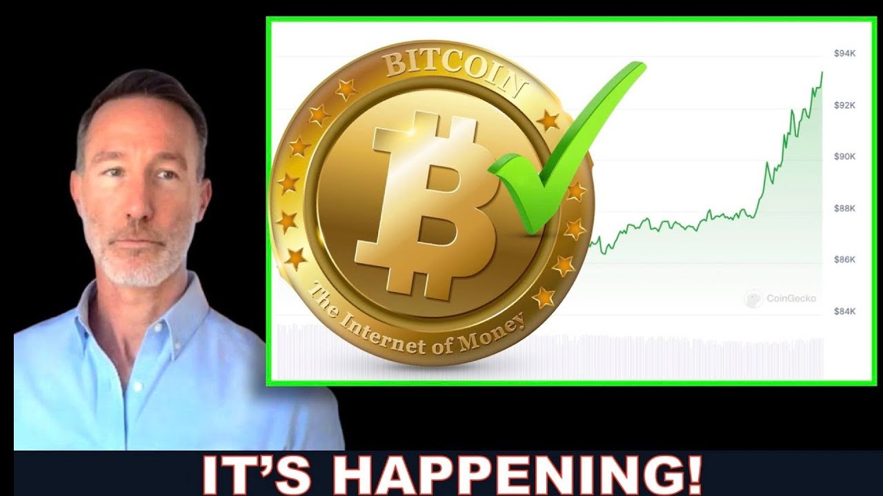 WE'RE GOING PARABOLIC. BITCOIN AT 93K. NATION STATES & WORLD MOBILE ...