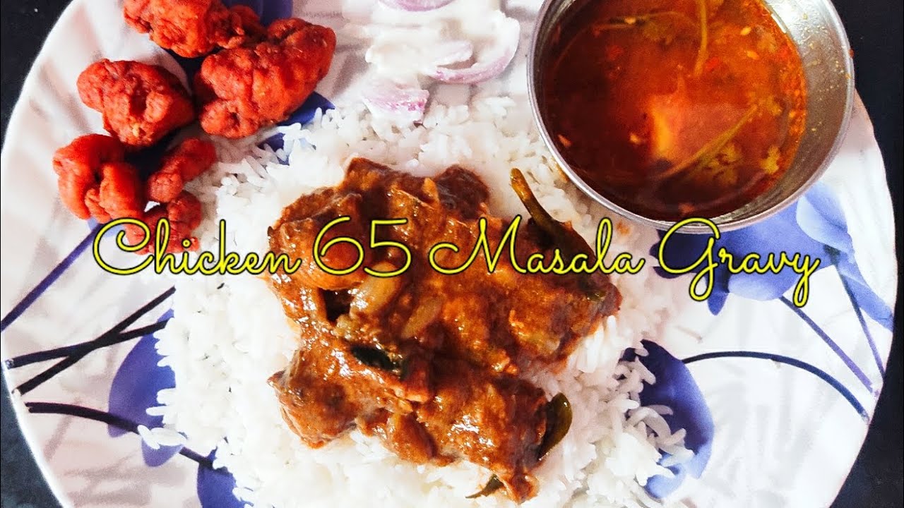 Chicken 65 Masala Gravy In tamil/chicken Thokku Recipe in Tamil ...