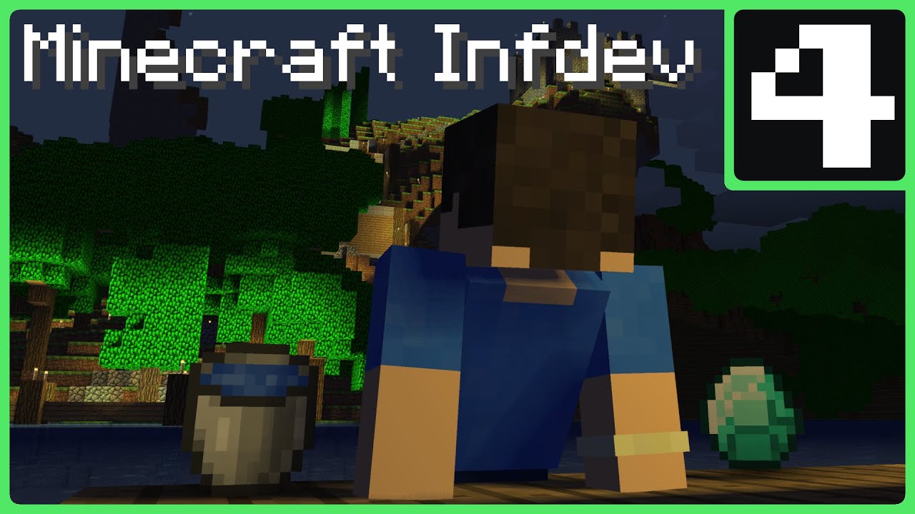 The Water Finally MOVES! | Minecraft Infdev 20100615 - YouTube