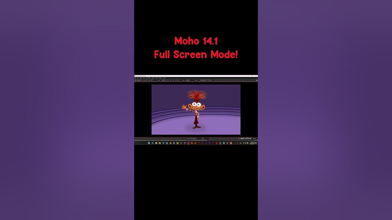 Full Screen Mode | Moho 14.1 Tutorial - YouTube