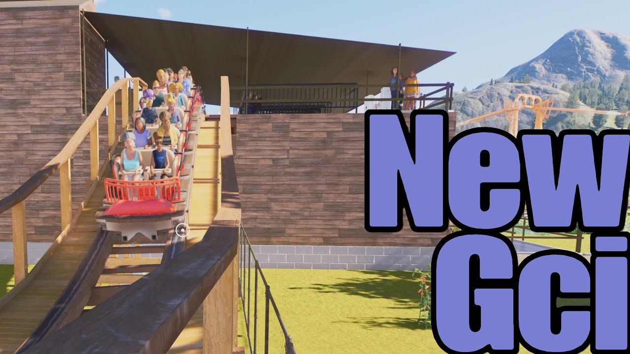 New gci wooden coaster (planet coaster 2) - YouTube