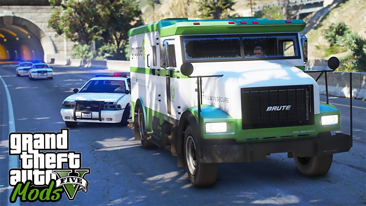 ROUBANDO TODOS OS CARRO FORTE! - GTA V MODS - YouTube