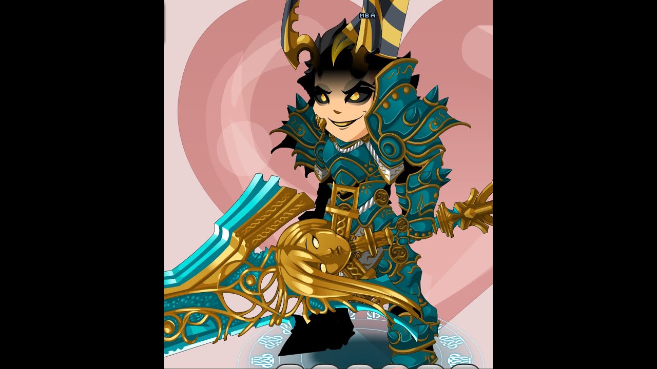 aqw unlimited chaos destroyer armor (rare) reveiw - YouTube