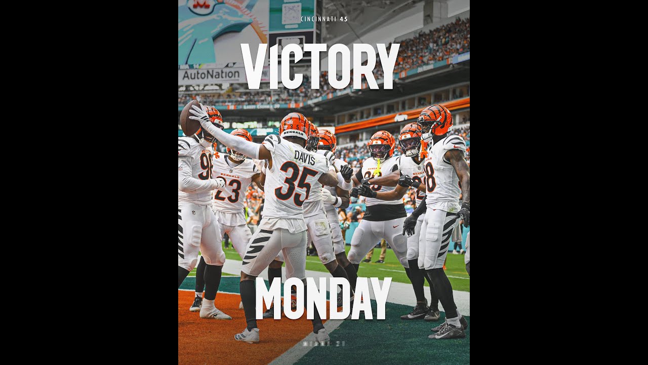Cincinnati Bengals Victory Monday - YouTube