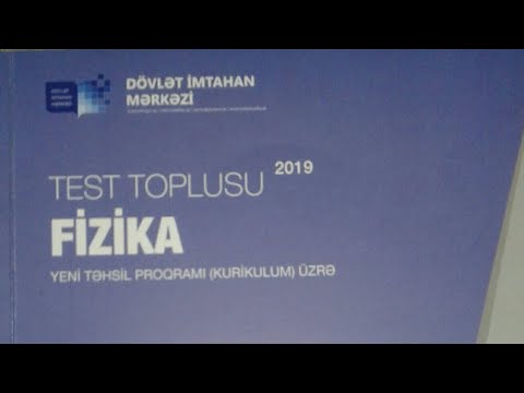 Fizika Test Toplusu Cavablari 2019  (1 ci hisse)