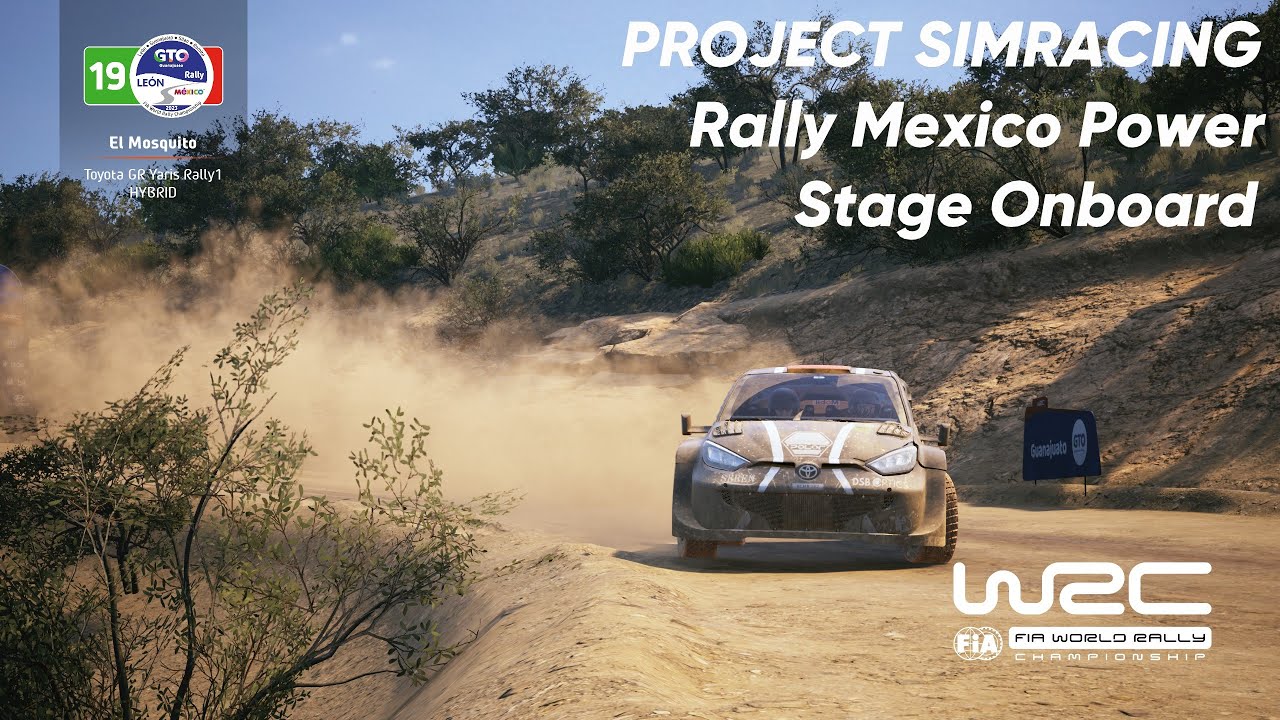 Project SimRacing | Rally Mexico | Power Stage onboard | Rally Winner ...