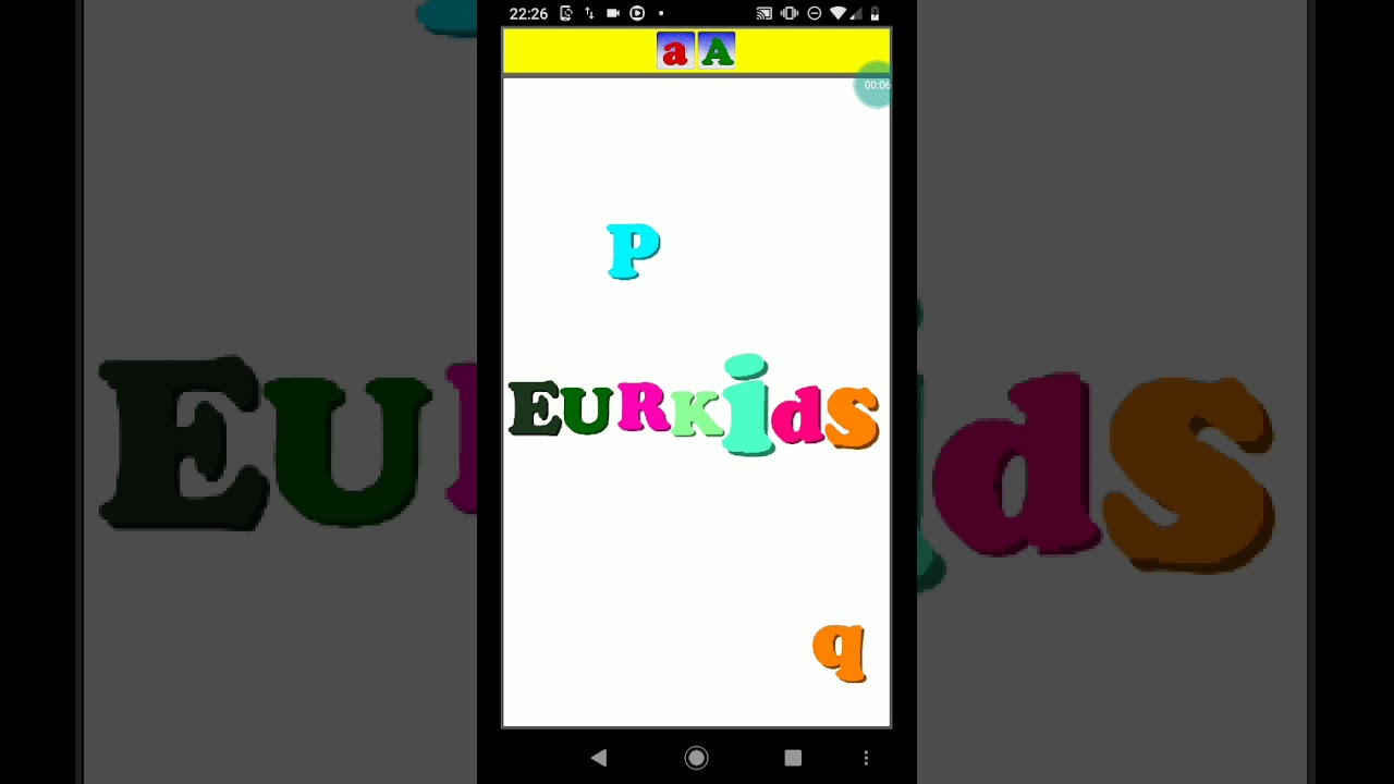 eup kids logo bloopers take #1 different letter on the eup text - YouTube