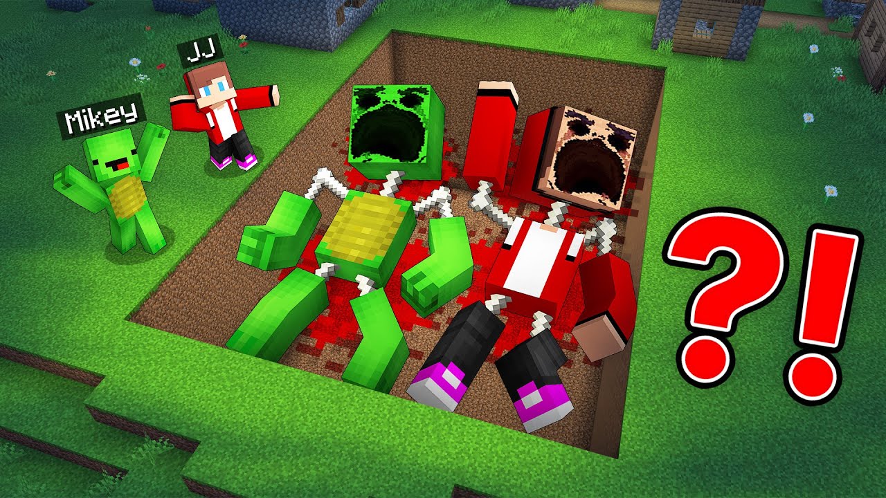 Why JJ and Mikey BURIED ALIVE SCARY JJ and Mikey Exe in Minecraft - Maizen - YouTube