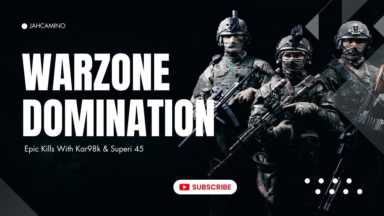 Warzone Kar98k and Superi 45 SMG DOMINATION: Best Loadout Class & High ...