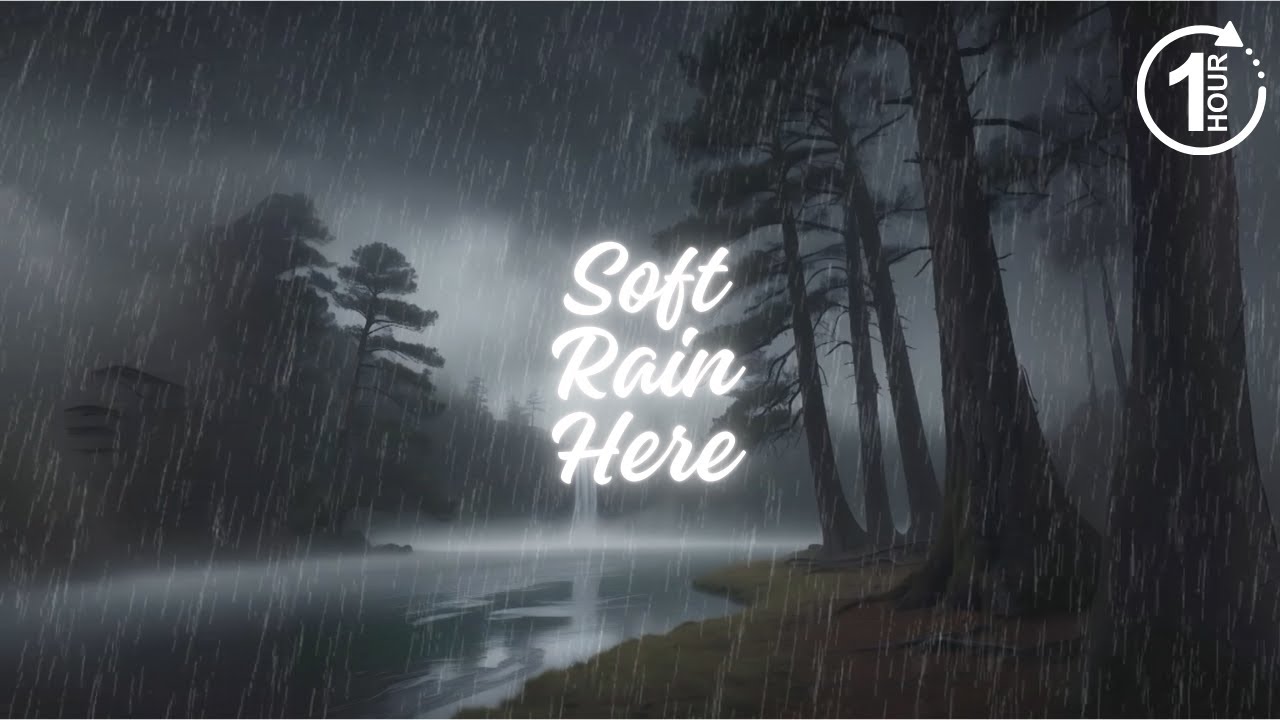 ASMR RAIN, SOFT RAIN SOUND, RAIN IN THE MIDDLE OF THE FOREST - YouTube