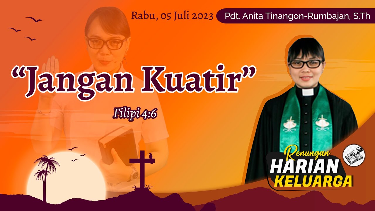RHK 05 Juli 2023 | “Jangan Kuatir” | Filipi 4:6 - YouTube