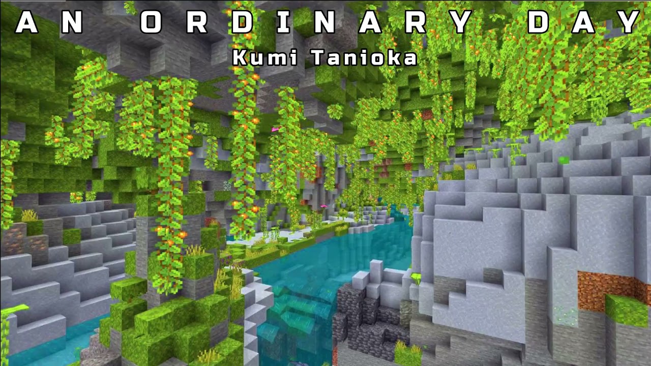 Kumi Tanioka - An Ordinary Day (Minecraft 1.18 Music) - YouTube