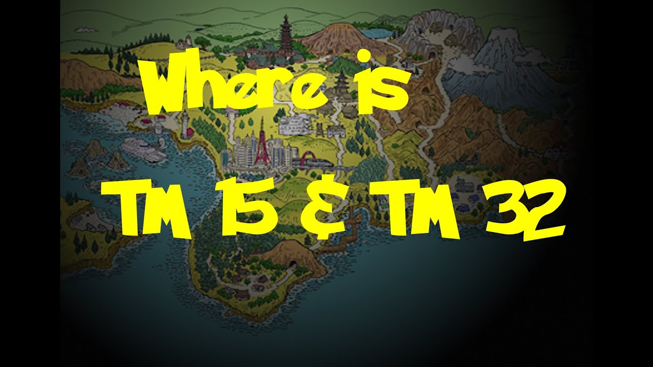 Where Is: TM 15 Hyper Beam & TM 32 Double Team (Pokemon Gold/Silver ...