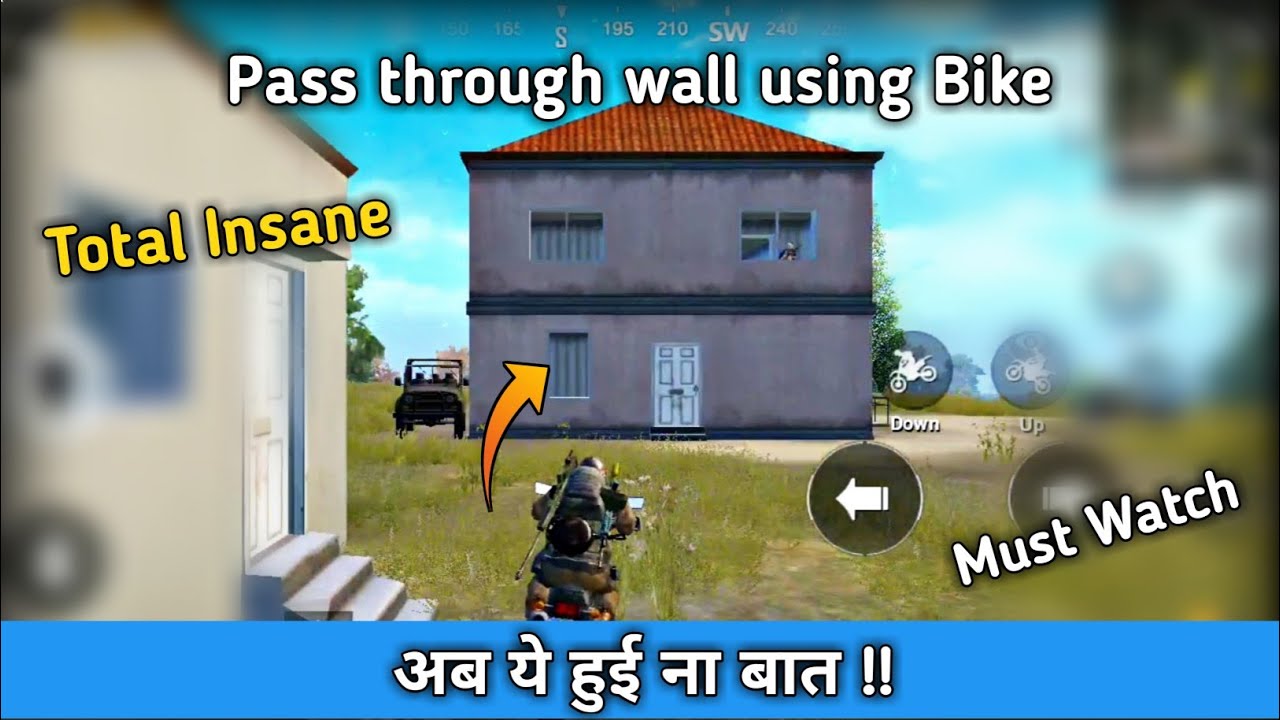 I used bike to get inside house super fast in pubg mobile | pubg mobile ...