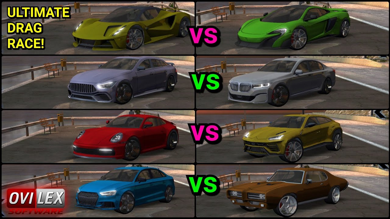 Real Driving Sim ULTIMATE DRAG RACE! - All Cars (Which Is The Fastest ...