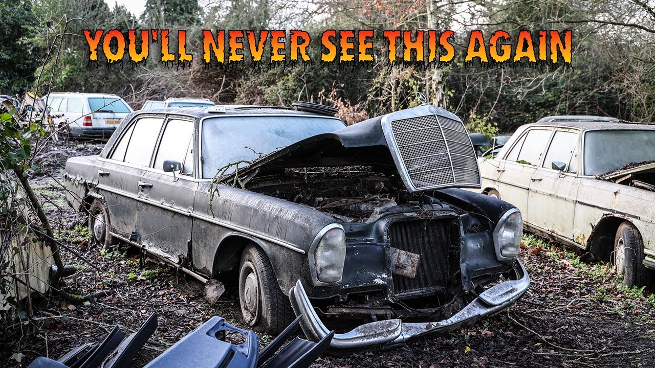 ABANDONED MERCEDES BENZ GRAVEYARD - RARE CLASSIC CARS - YouTube