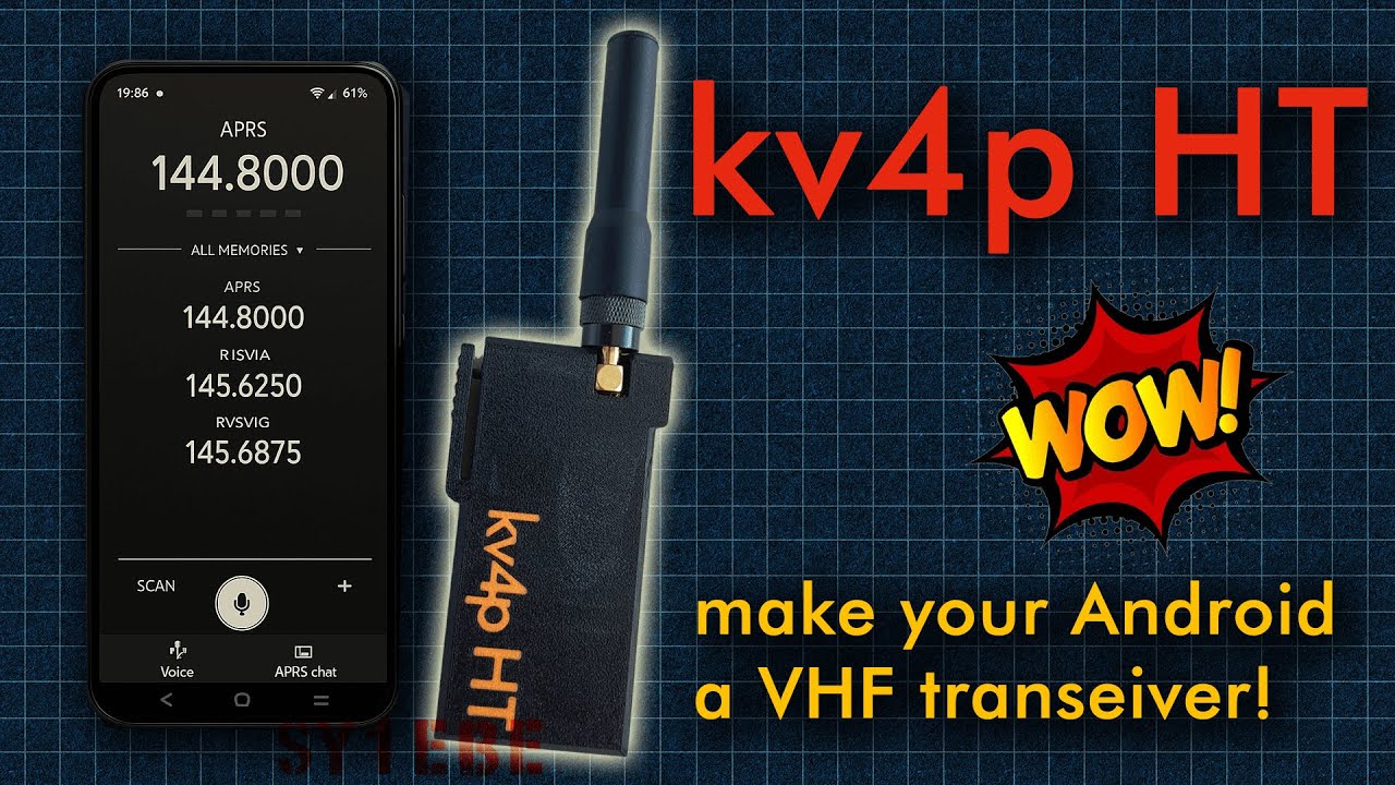 kv4p HT – Turn Your Android into a Real Ham Radio! // SY1EBE - YouTube
