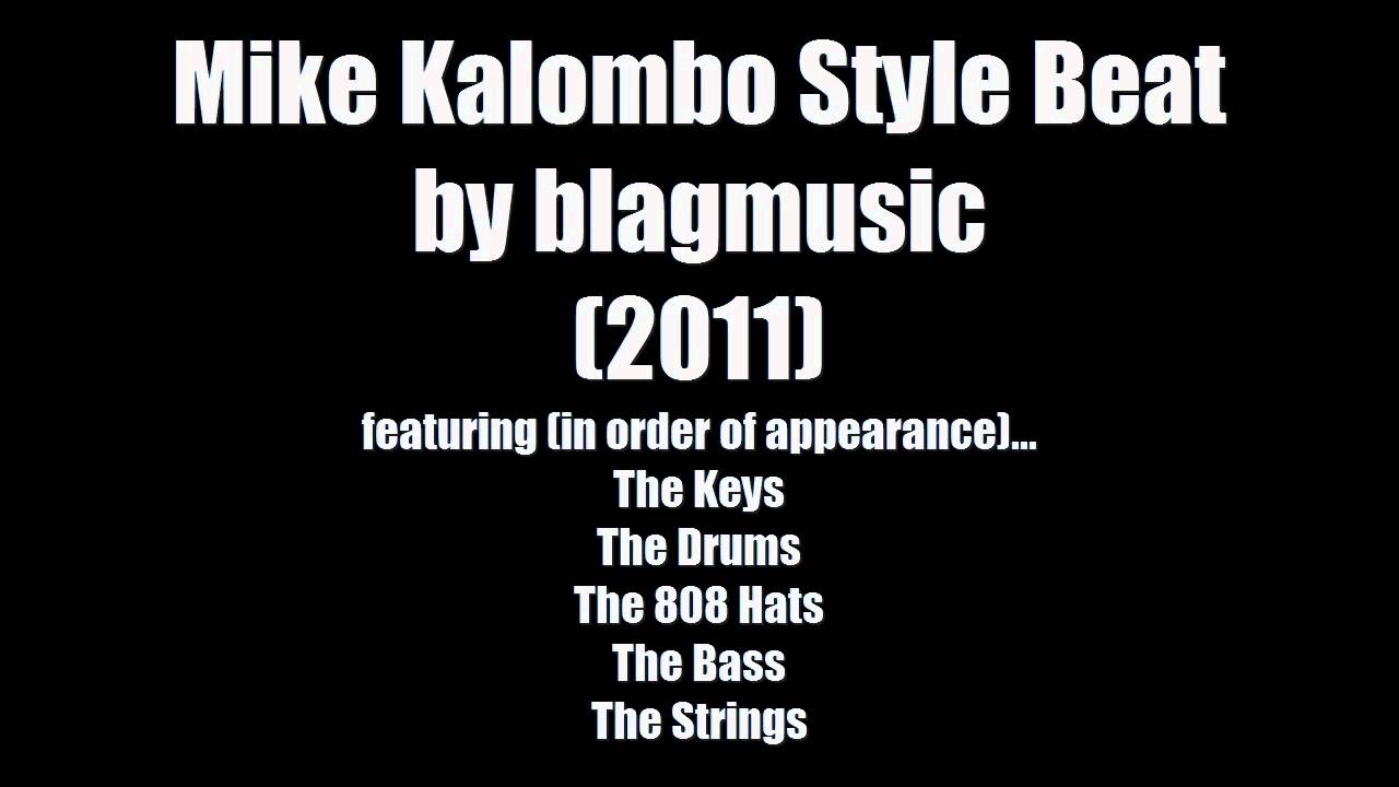 Mike Kalombo Style Beat - 4-5-6maj7 chord progression (Thank you to ...