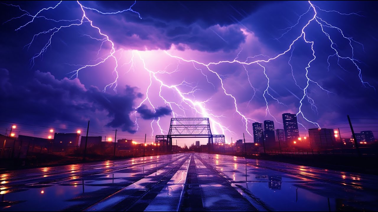 Heavy Rain & Thunderstorm Sounds that Heals Stress and Insomnia for ...