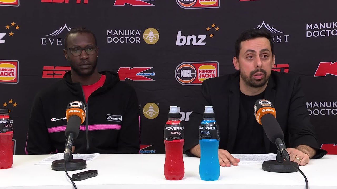 Mody Maor and Mangok Mathiang press conference vs South East Melbourne ...