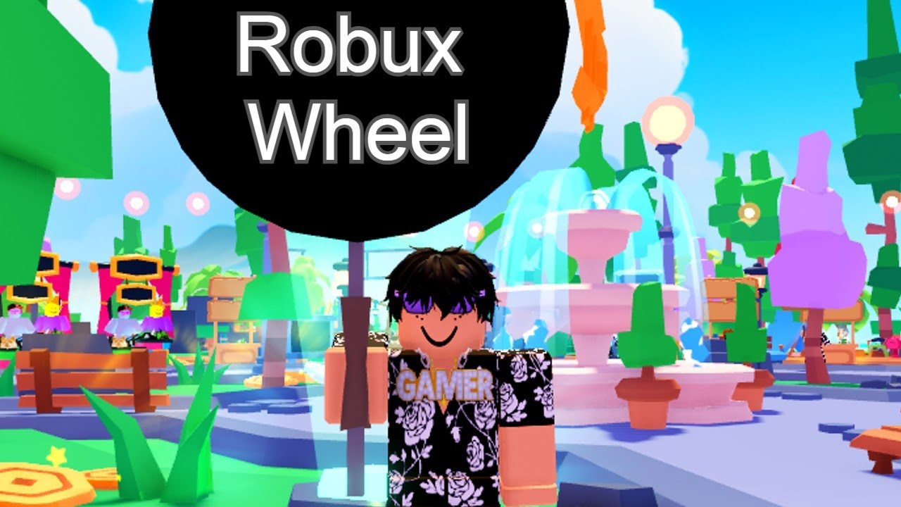 Robux Wheel In PLS DONATE! (Roblox) - YouTube