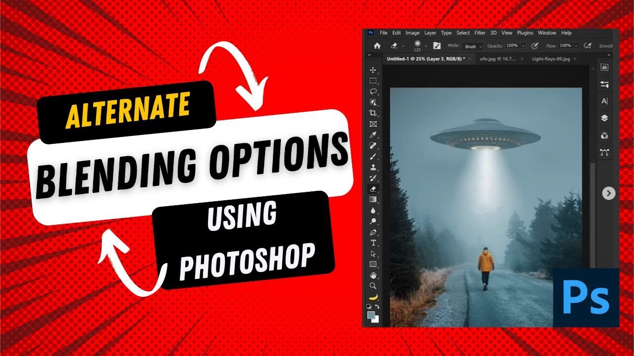Alternate Blending Options using Photoshop - YouTube