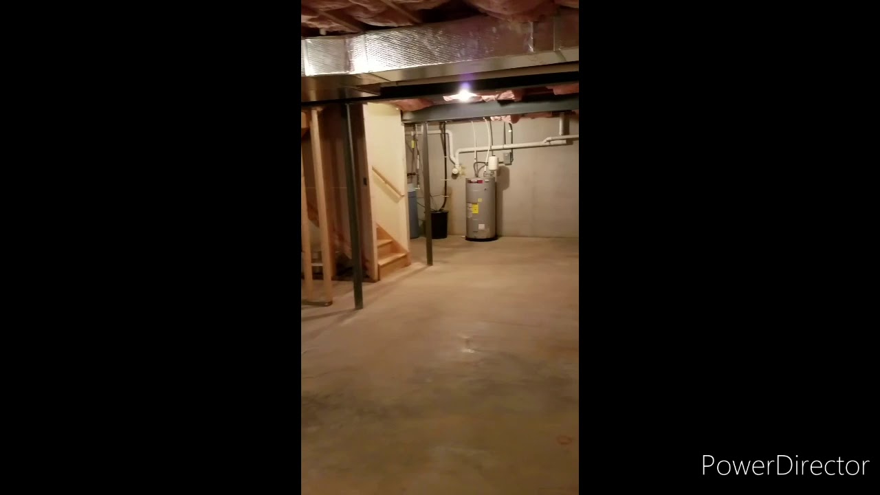 Clean Slate Basement Before DIY Finish - YouTube