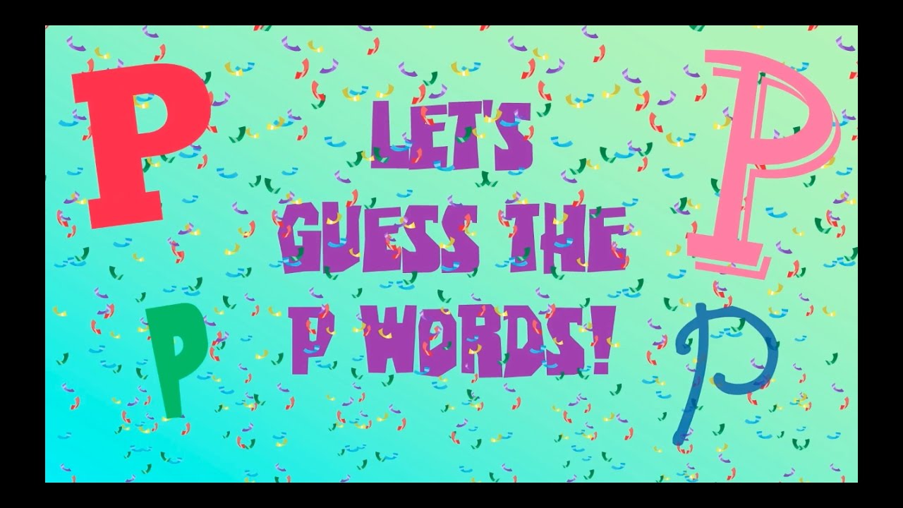 Letter P Quiz - YouTube