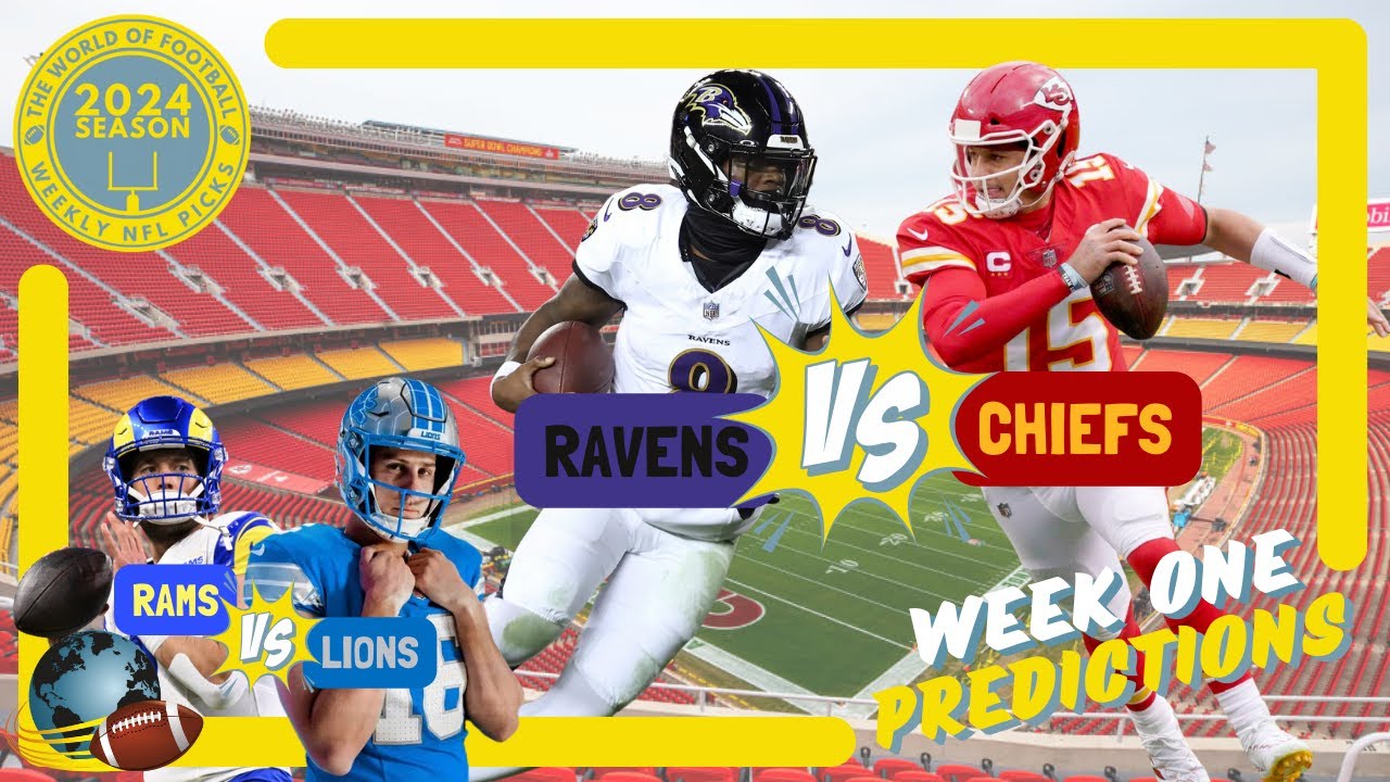 THE WORLD OF FOOTBALL'S NFL PICKS | 2024 - WEEK 1 - YouTube