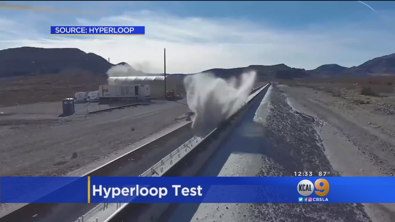 Hyperloop Tested In Nevada Desert - YouTube