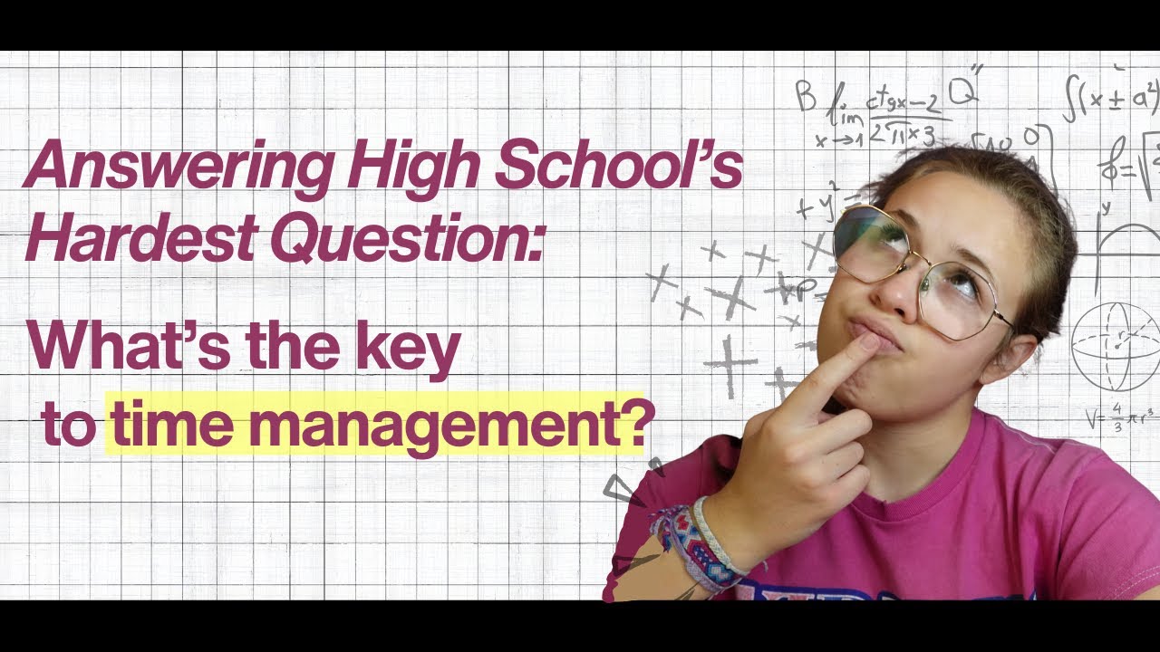 ANSWERING HIGH SCHOOL'S HARDEST QUESTION - YouTube