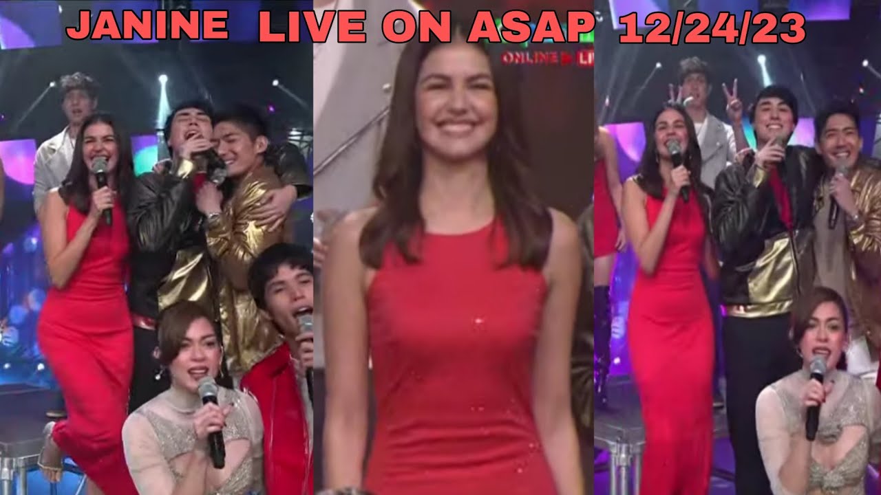 JANINE GUTIERREZ LIVE ON MERRY ASAP CHRISTMAS! 12/24/23 - YouTube