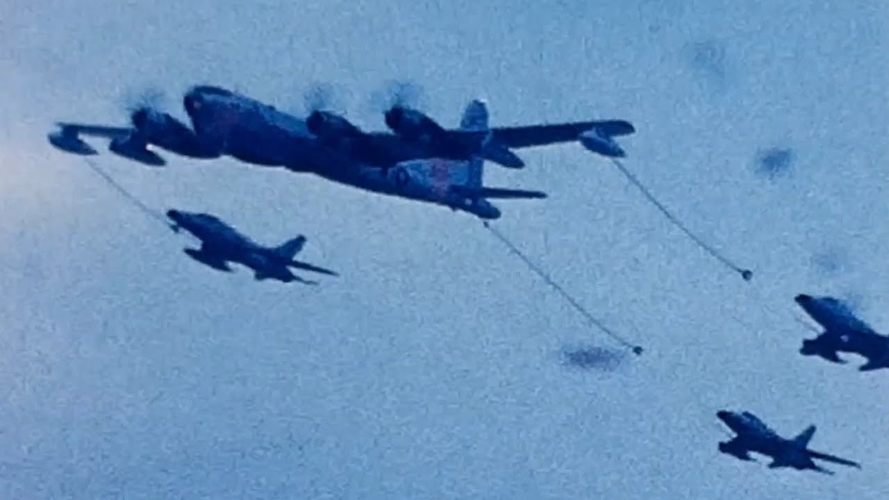 US Air Force In Flight Refueling 622nd Air Refueling Squadron KB-50 ...