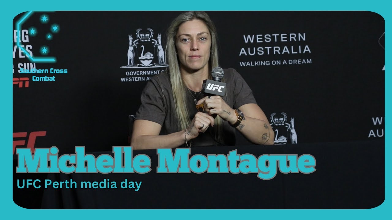 Michelle Montague Fight Night Perth media day - YouTube