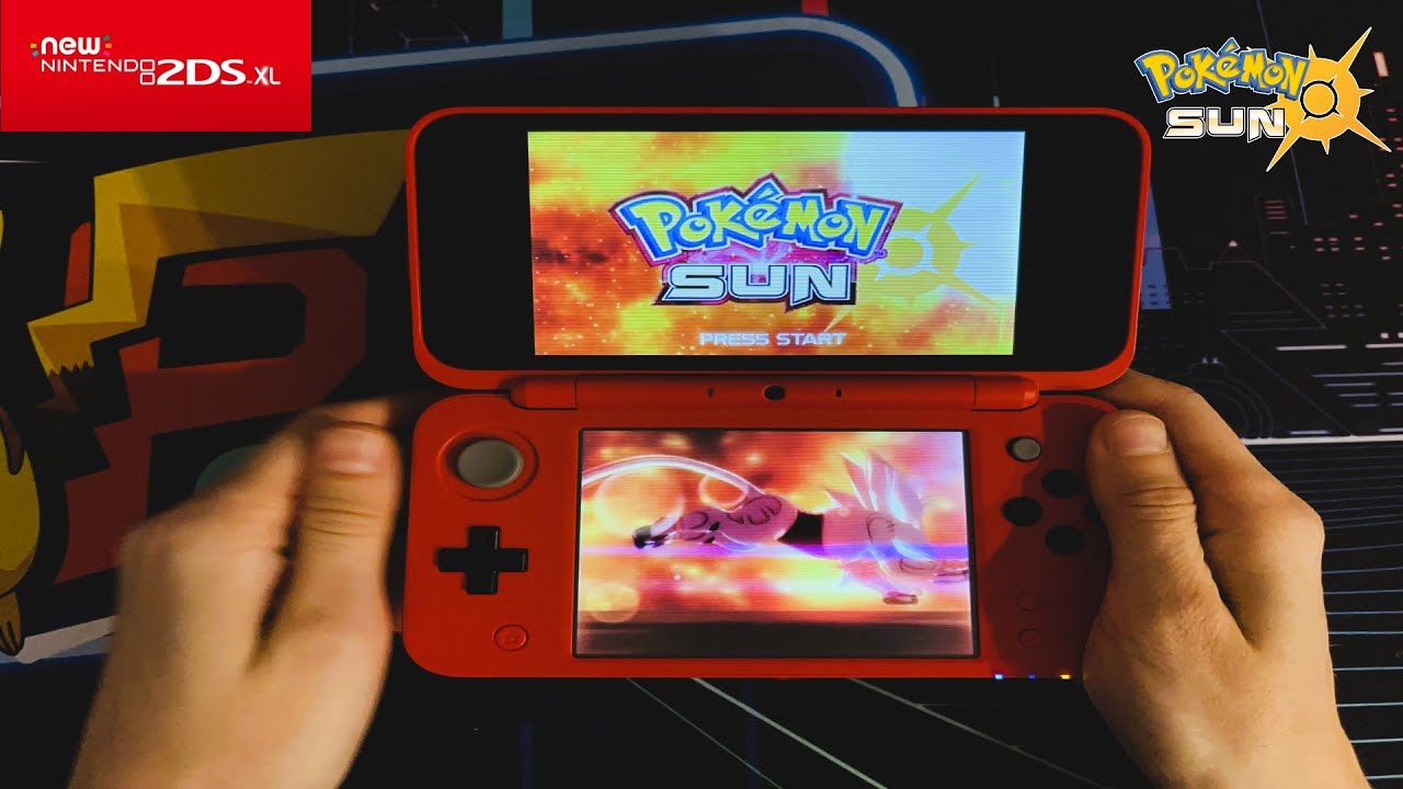 Pokémon Sun | Nintendo 2DS XL Gameplay | Pokéball Edition - YouTube