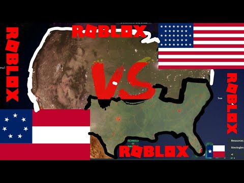 Modern American Civil War | Roblox Rise Of Nations - YouTube