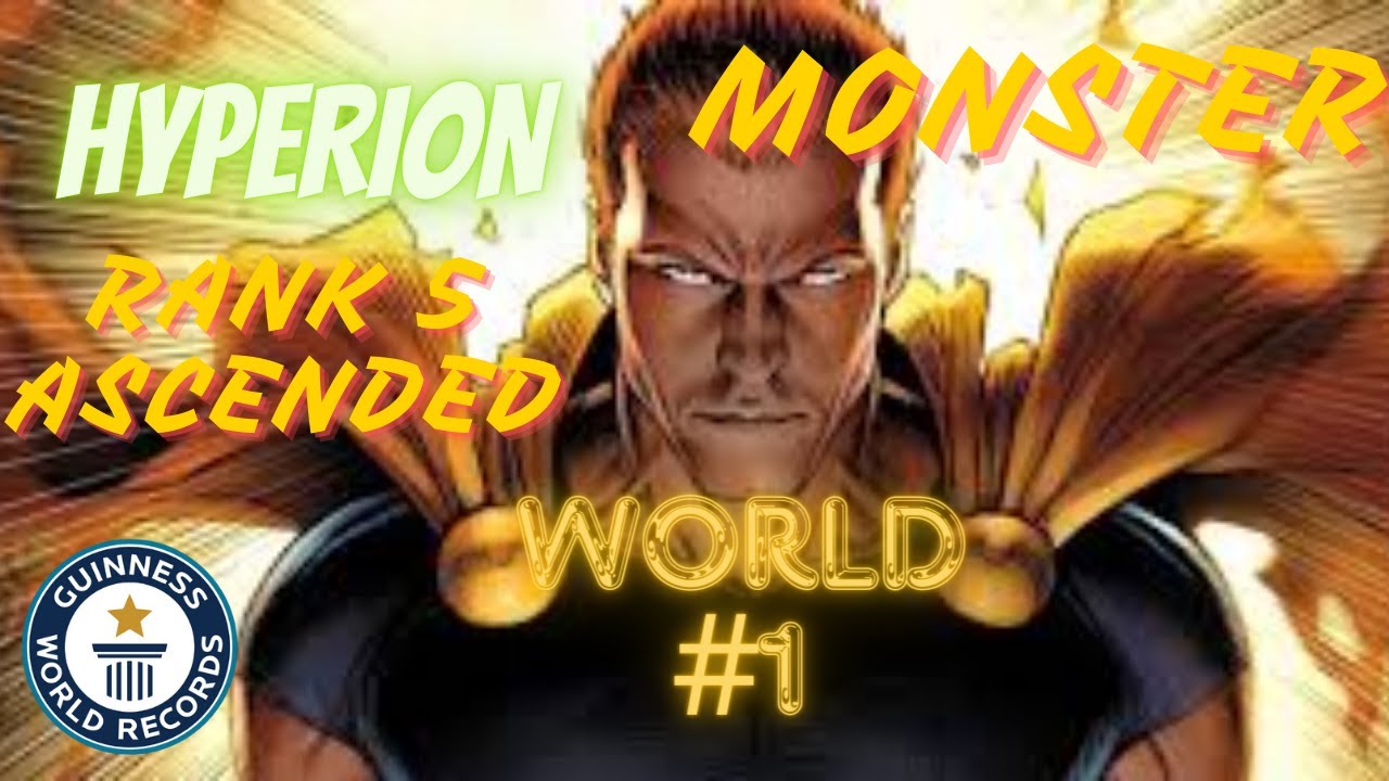 Worlds First Rank 5 6 Star Hyperion Ascended Sig 200 Absolute Monster ...