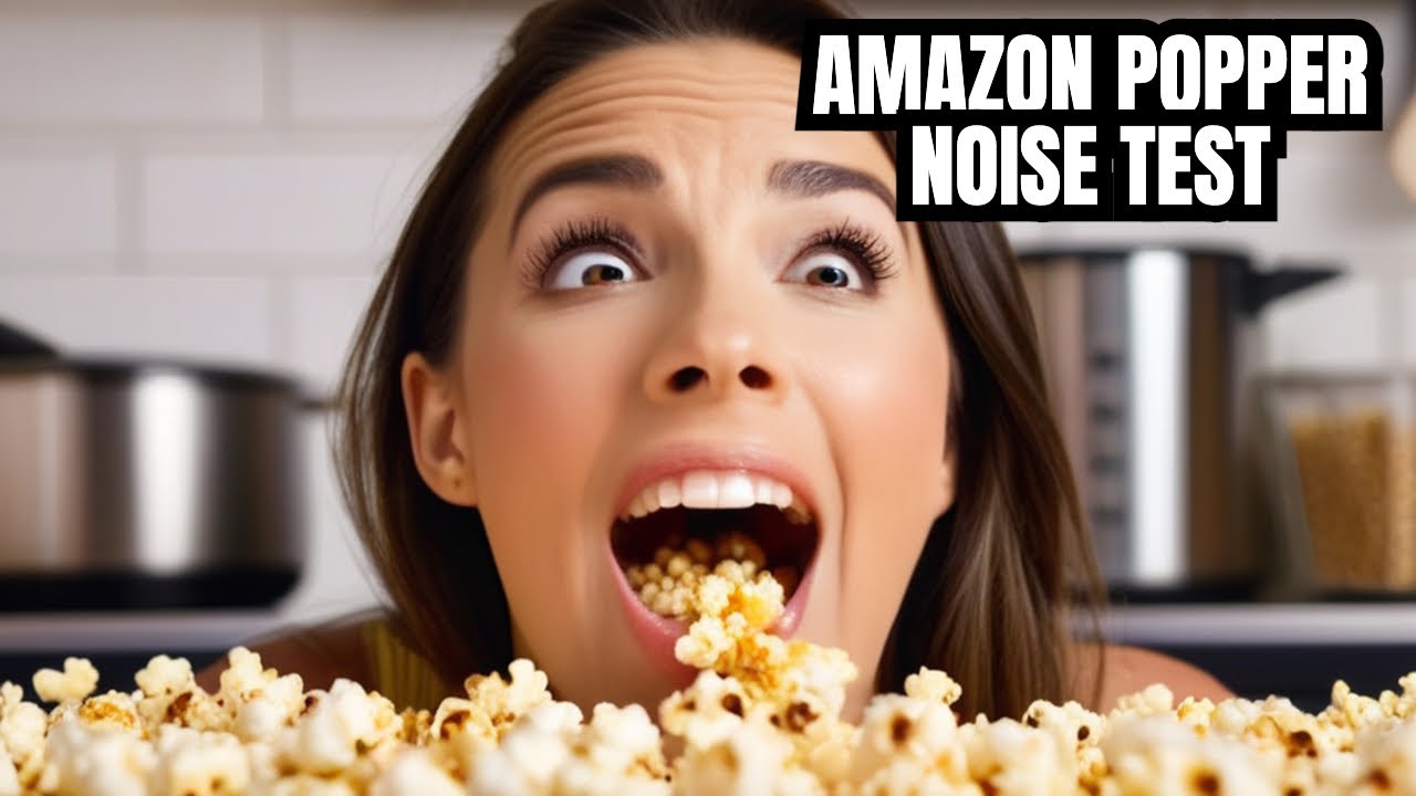 How loud is DASH popcorn popper from Amazon? - YouTube