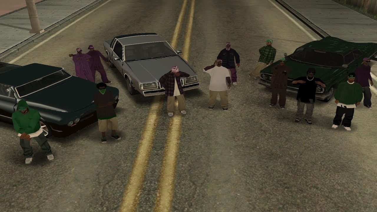 Temple Families & Kilo Tray Ballas- Fs & Locs (GTA SA) - YouTube