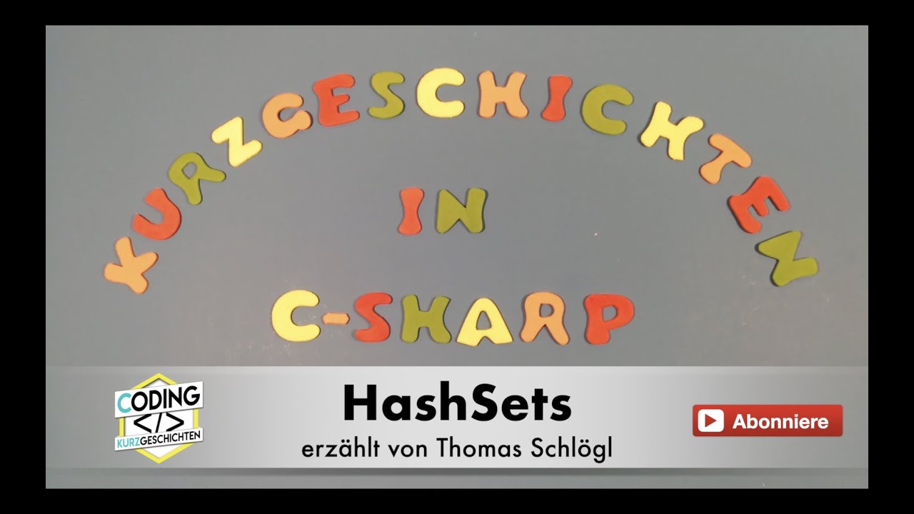 Hashsets In C Collections Ohne Doppelte Youtube