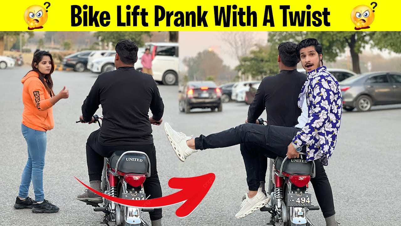 Bike Lift Prank With a Twist @MastiPrankTvOfficial - YouTube