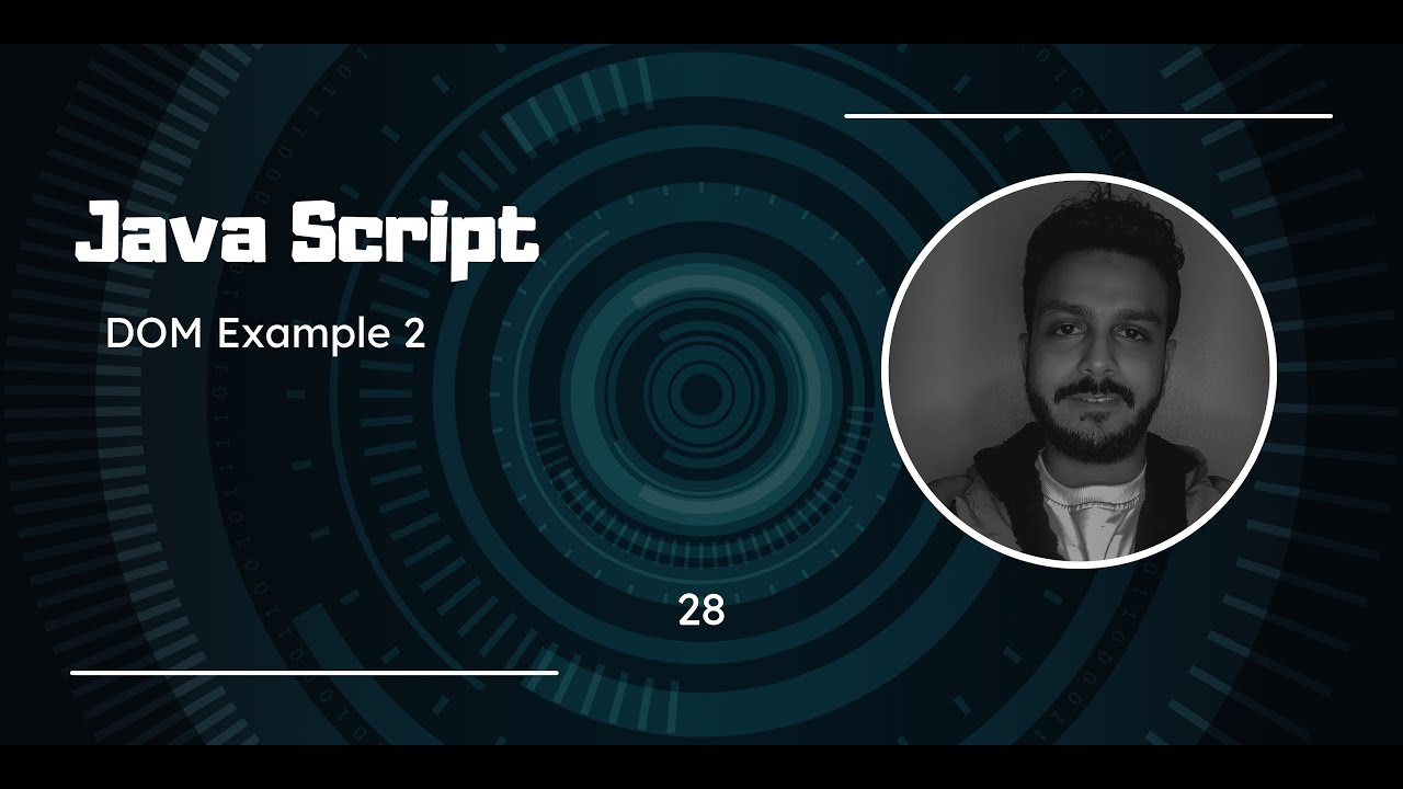 28- DOM Example 2 - YouTube