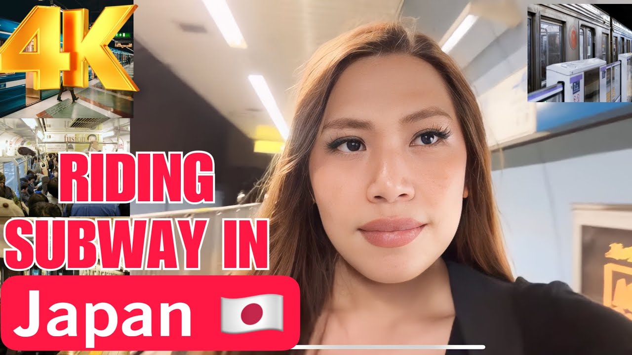 My First Subway Train Ride in Japan 🇯🇵 - YouTube