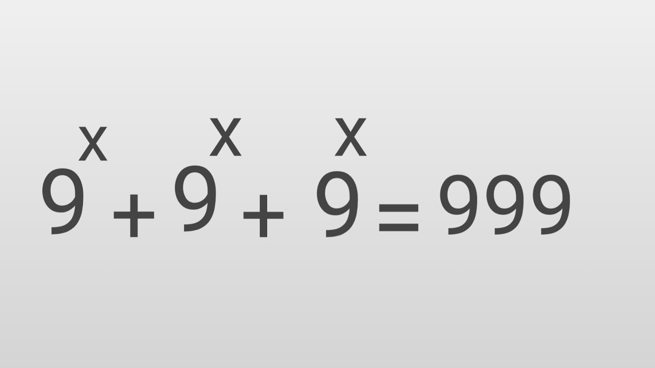 Nice Exponents Maths Simplification Find The Value Of X Youtube 6167