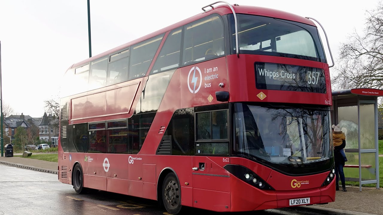 London Bus Route 357 - Whipps Cross to Chingford Hatch - Subtitles ...