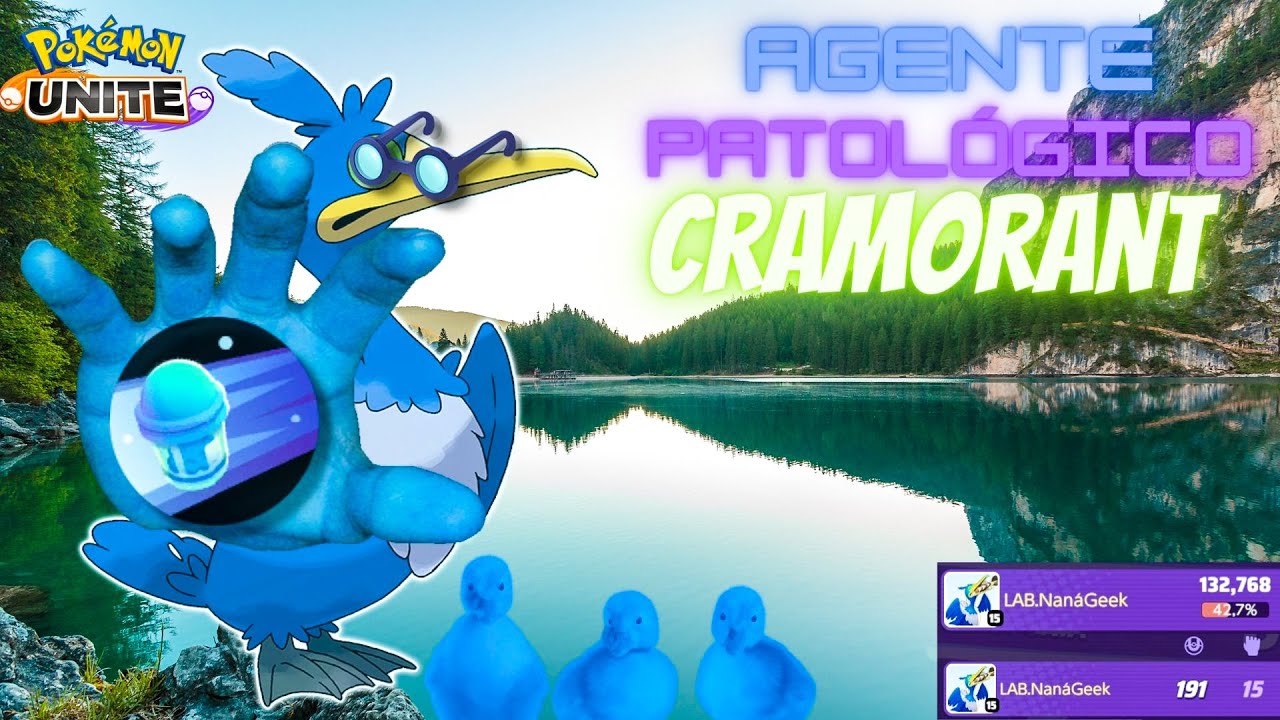 POKEMÓN UNITE - CRAMORANT - LÁ VEM O PATO, PATATI, PATACOLÁ - 130K DE ...