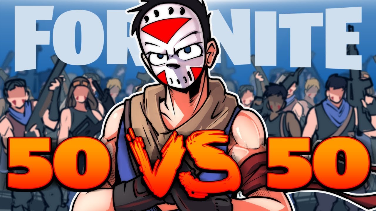FORTNITE BR - SO MANY ENEMIES! (50 VS 50 Match!) - YouTube