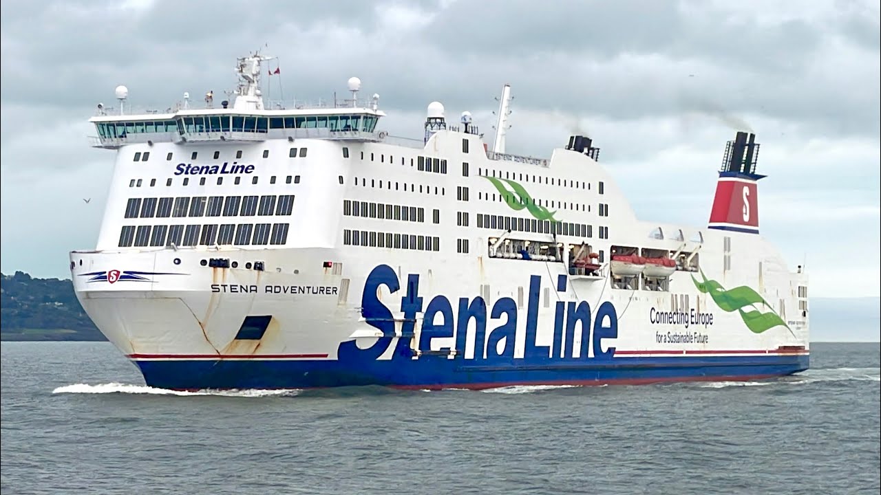 MV Stena Adventurer Arrives at Dublin, 13/1/25 - YouTube