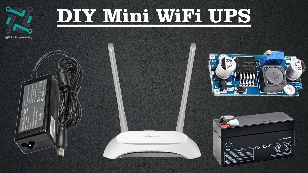 Mini UPS for WiFi Router | DIY - YouTube